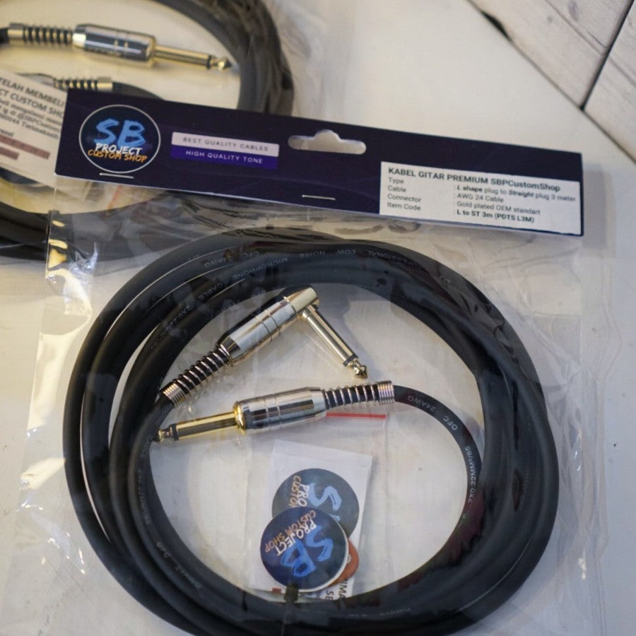 Cable Guitar SBP Premium L to ST 3M – smosyumusic-com