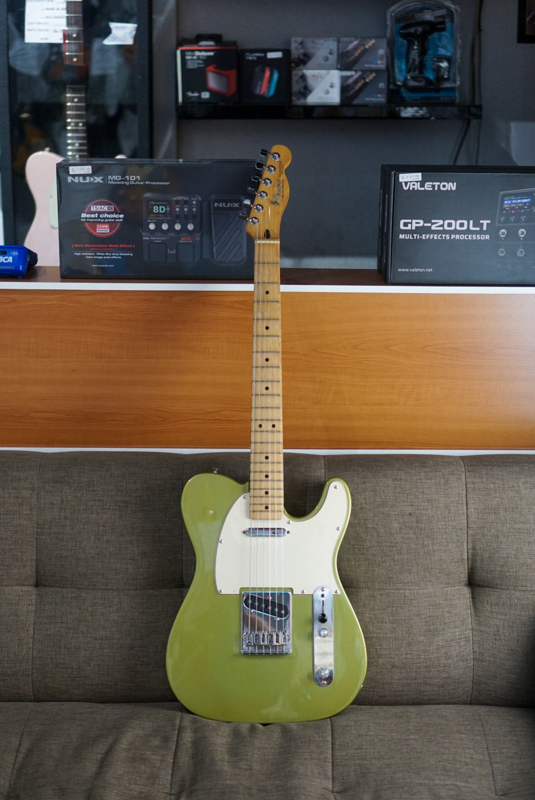 Fender Telecaster Standard Mexico Sweetpea Green – smosyumusic-com