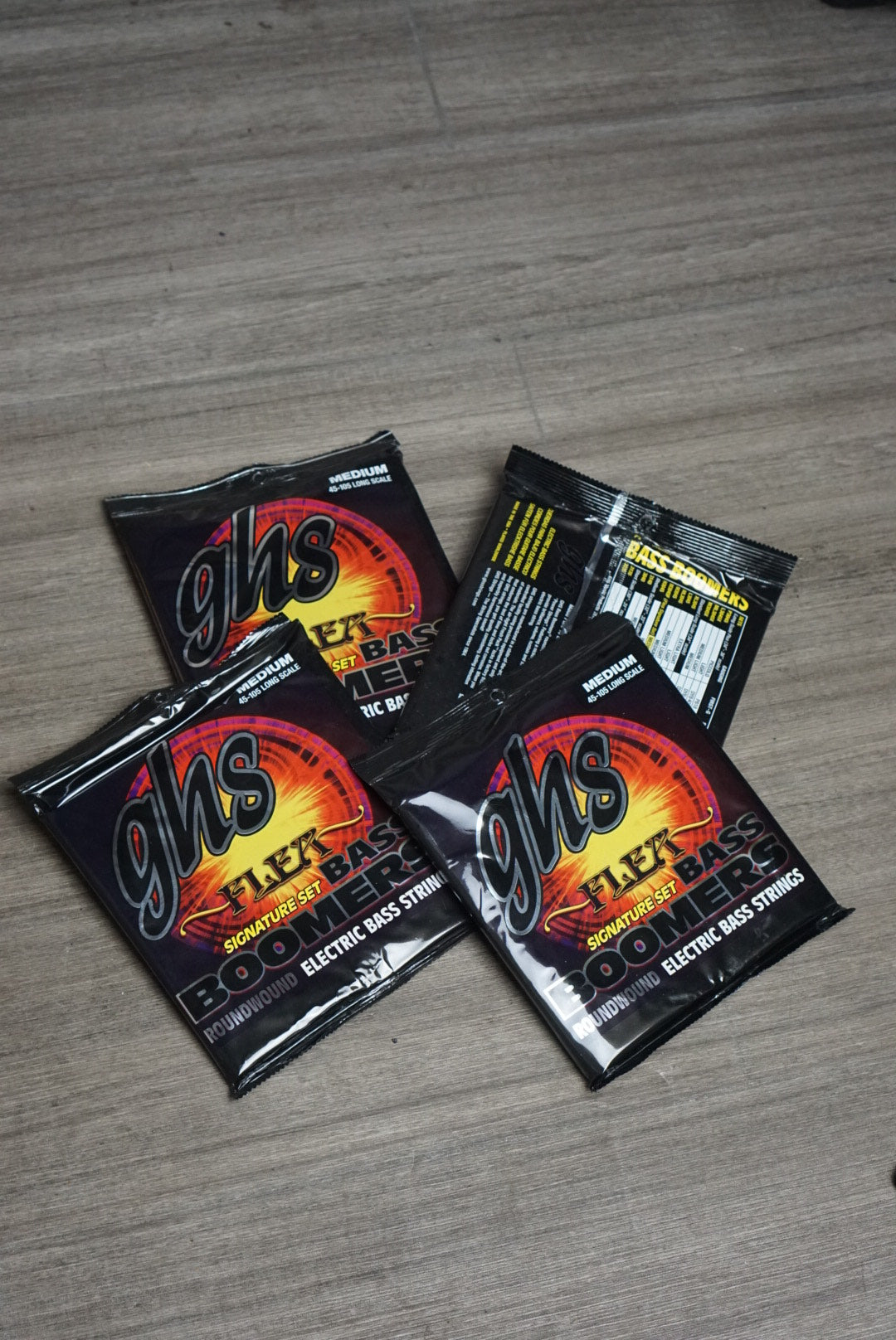 SENAR GHS FLEA SIGNATURE BASS BOOMERS 4 STRING 45-105 MEDIUM ...