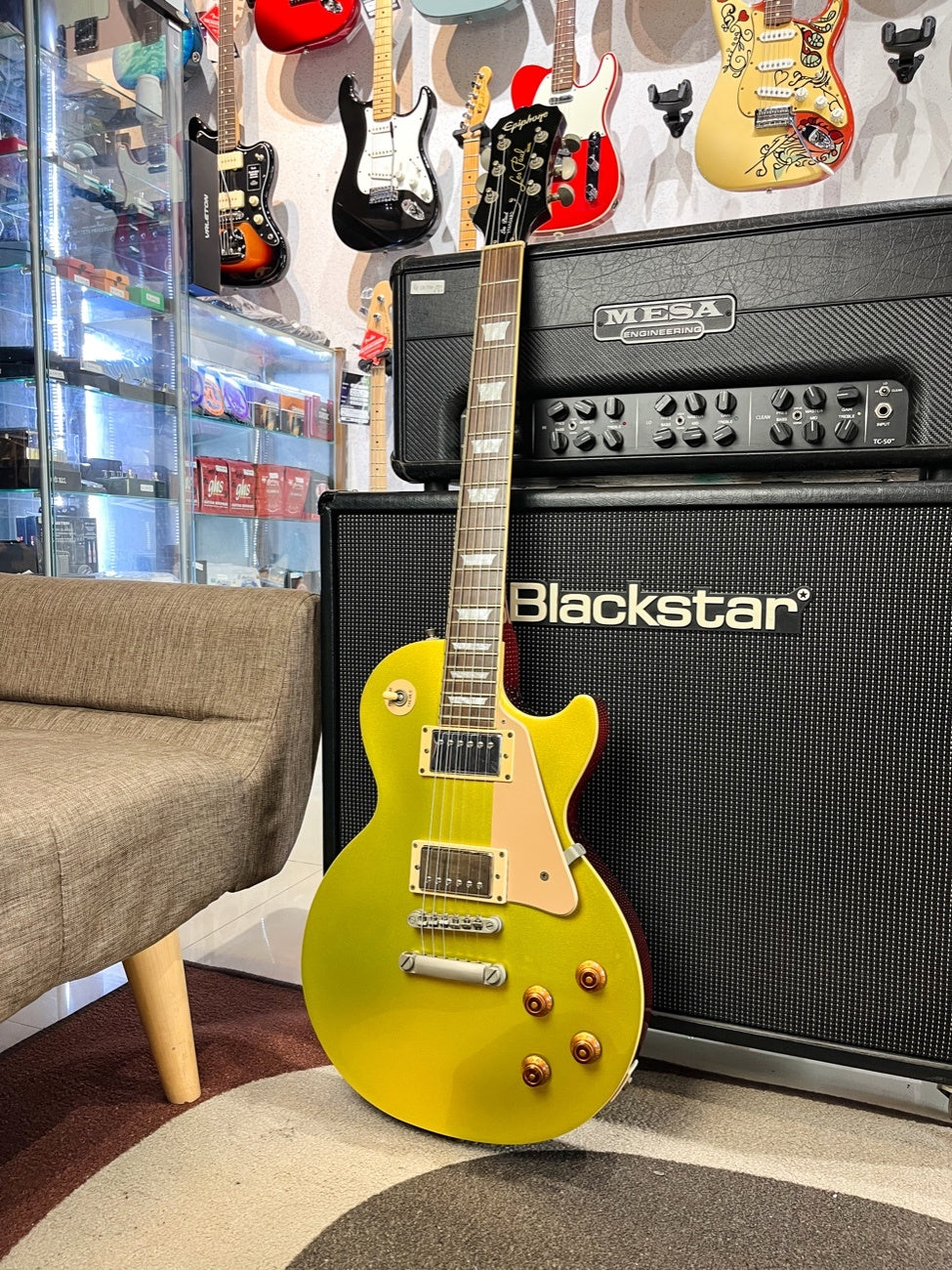 EPIPHONE LESPAUL STANDARD GOLDTOP GIBSON CLASSIC 57 PICKUP ...