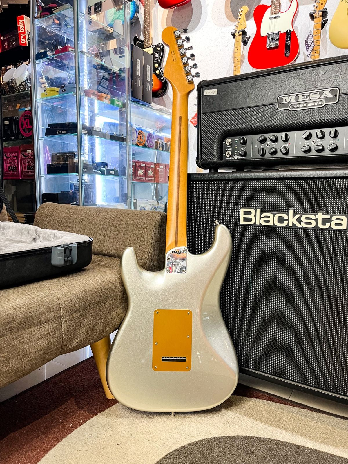 Fender Stratocaster American Ultra Quicksilver – smosyumusic-com