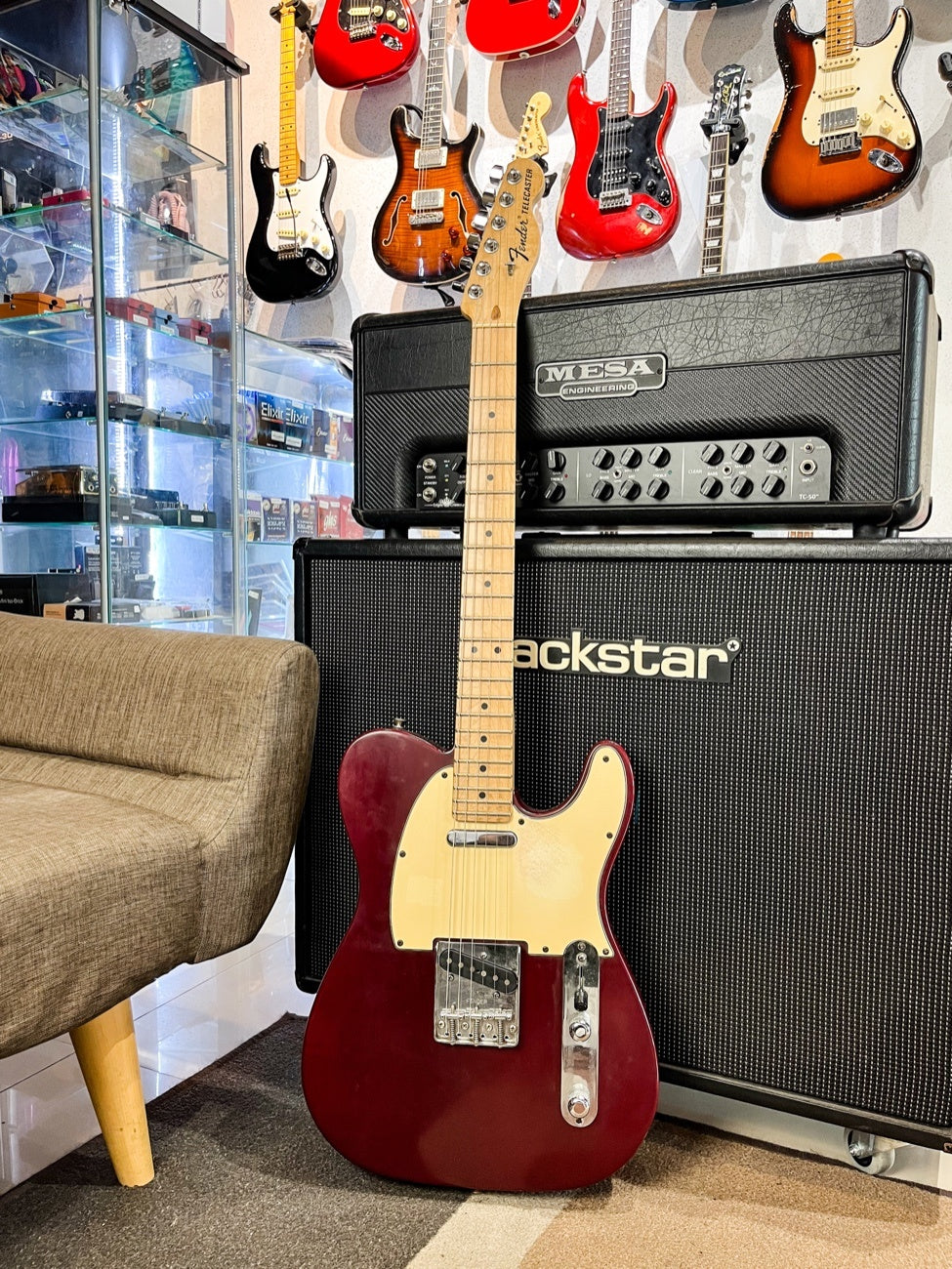 Fender Telecaster Highway One Red Wine – smosyumusic-com