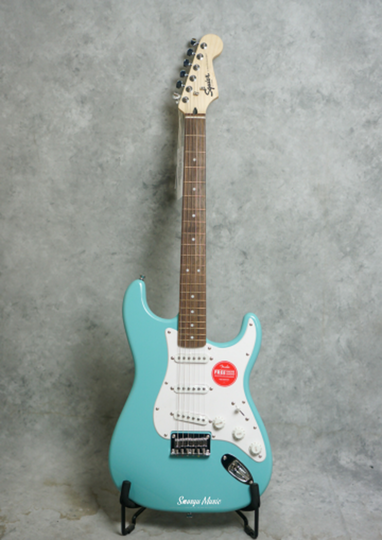 Squier Bullet Stratocaster Laurel FB Tropical Turquoise – smosyumusic-com